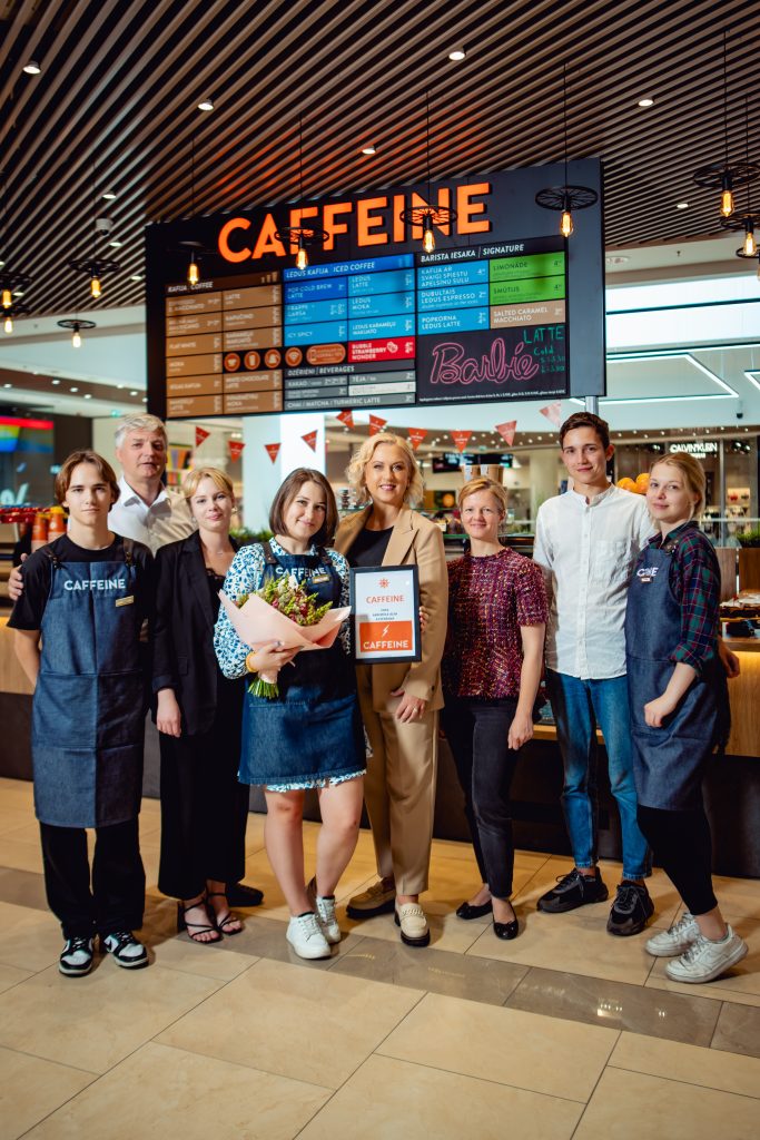 Atklāta Caffeine kafejnīca Akropole Alfa 2. stāvā – Caffeine LV